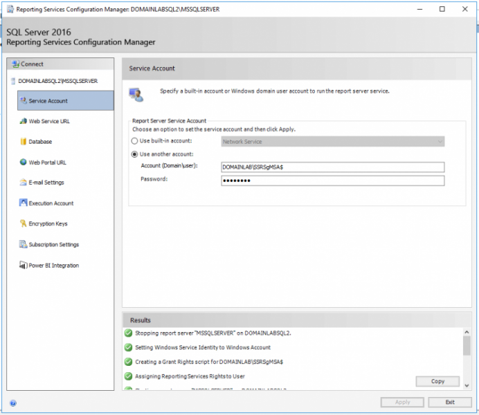 如何使用组托管服务帐户（GMSA）保护Reporting Services-CSDN博客