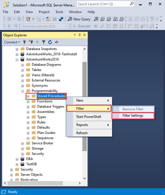 ssms 2016_如何在SSMS 2016中过滤对象-CSDN博客