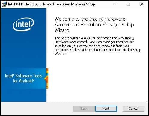 HAXM Installation Failed. Install Intel HAXM in Windows_intel庐 haxm ...