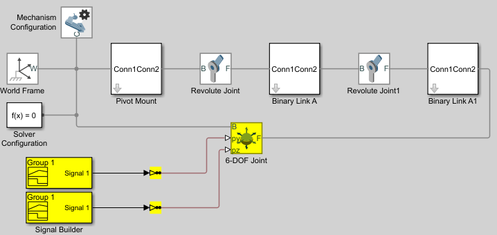 Simscape Multibody -- 在平面机械手模型中规定关节运动_multibody 限制关节角度-CSDN博客