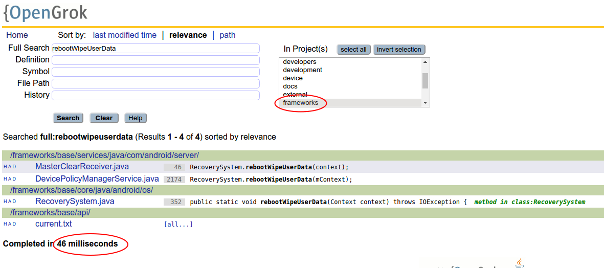 OpenGrok源码搜索引擎搭建_opengrok怎么添加源码-CSDN博客