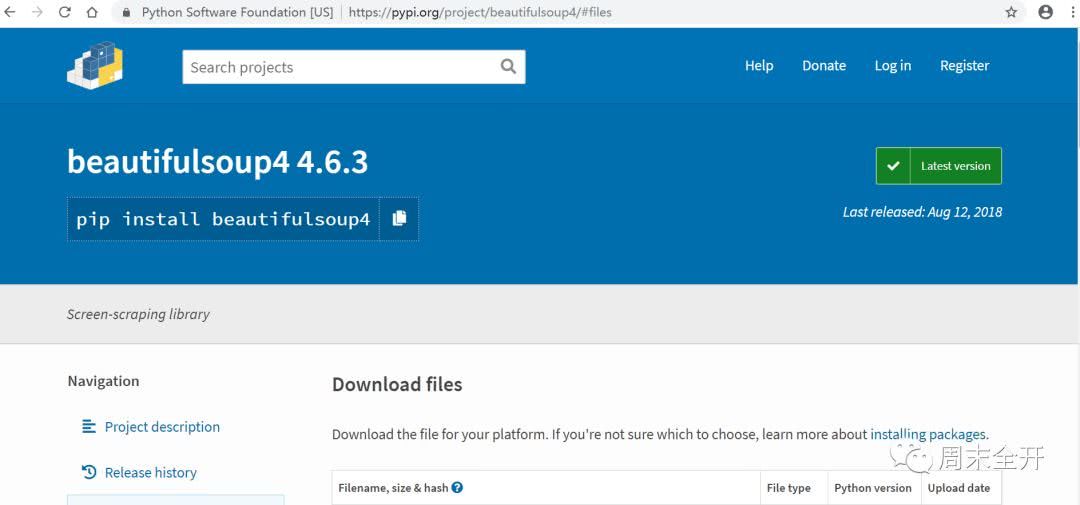 Python3.7.0 安装beautifulsoup4 4.6.3_python 3.7 兼容的beautifulsoup 版本-CSDN博客