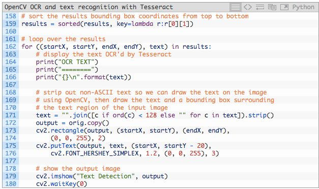 使用Tesseract和OpenCV-EAST进行OCR和文本识别_c++ opencv east tesseract-CSDN博客