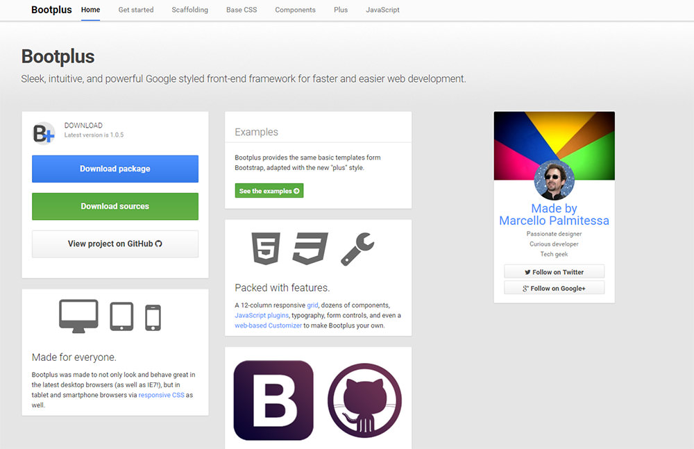 使用Bootplus框架创建Google样式的Bootstrap布局-CSDN博客