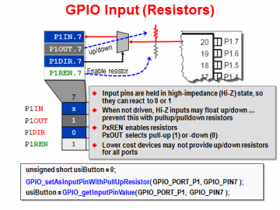 MSP430 GPIO概述 第六章_读取 msp430g2553 launchpad 上 s2 的按键状态,并用该按键控制 led1。按-CSDN博客