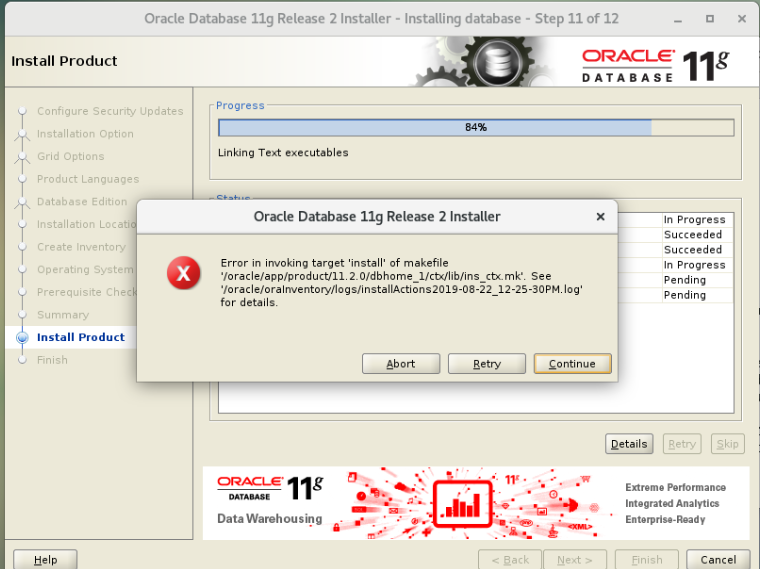 Oracle 11g一：图形化安装（11 2 0 0版本的安装） 11g Rac安装图形界面小图形显示不全 Csdn博客