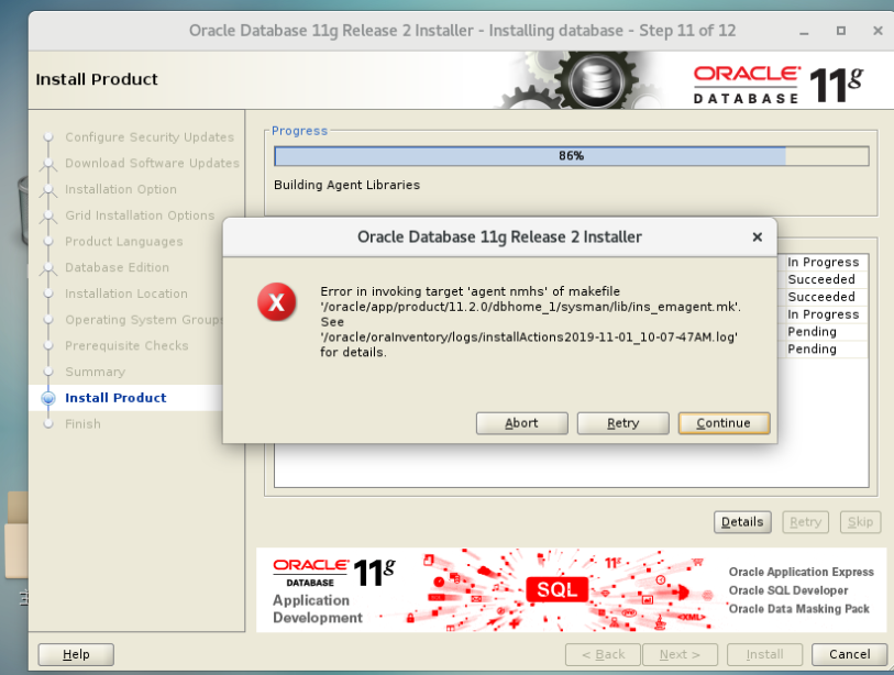 oracle 11g二：图形化安装（11.2.0.4版本的安装）_oracle 11.2.0.4-CSDN博客