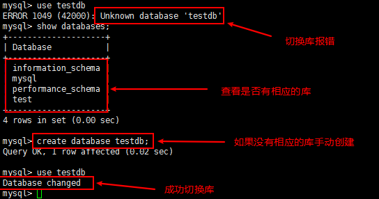 mysql 数据库中出现no database selected_no database selected 解决方法-CSDN博客