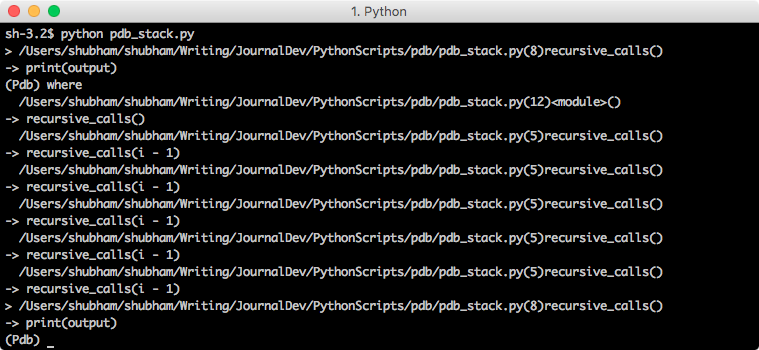 手机怎么安装py thon_Python调试器– Py thon pdb-爱代码爱编程