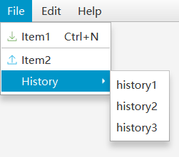 JavaFX Menu MenuButton&SplitMenuButton SeparatorMenuItem&SubMenu_javafx ...
