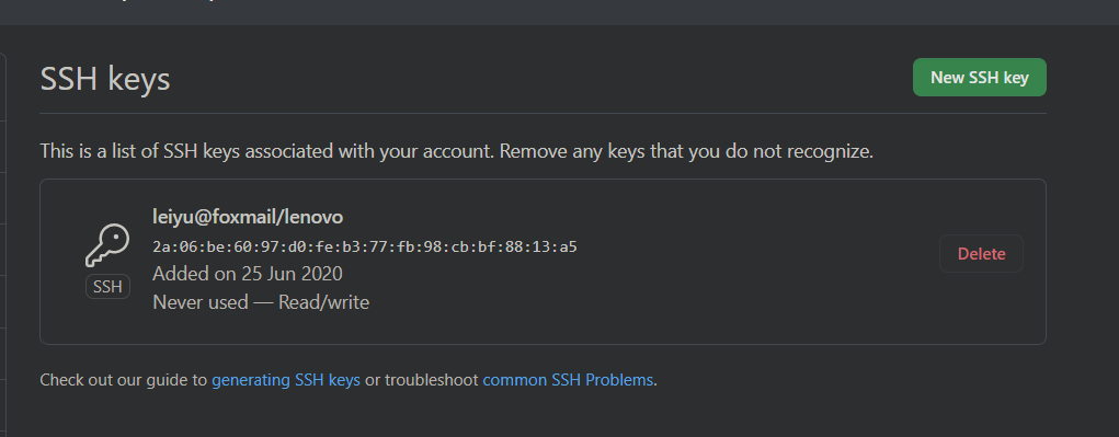 windows下配置git密钥以及在GitHub使用_windows 配置git秘钥-CSDN博客