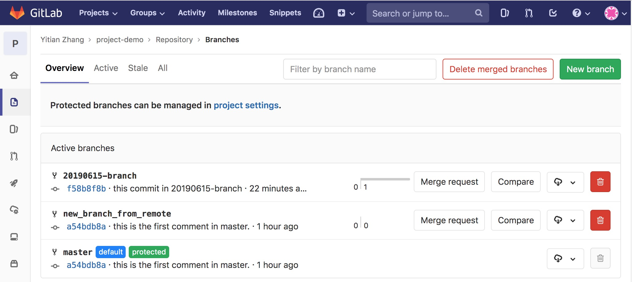 Git的安装和详细使用示例_initialized empty git repository in-CSDN博客