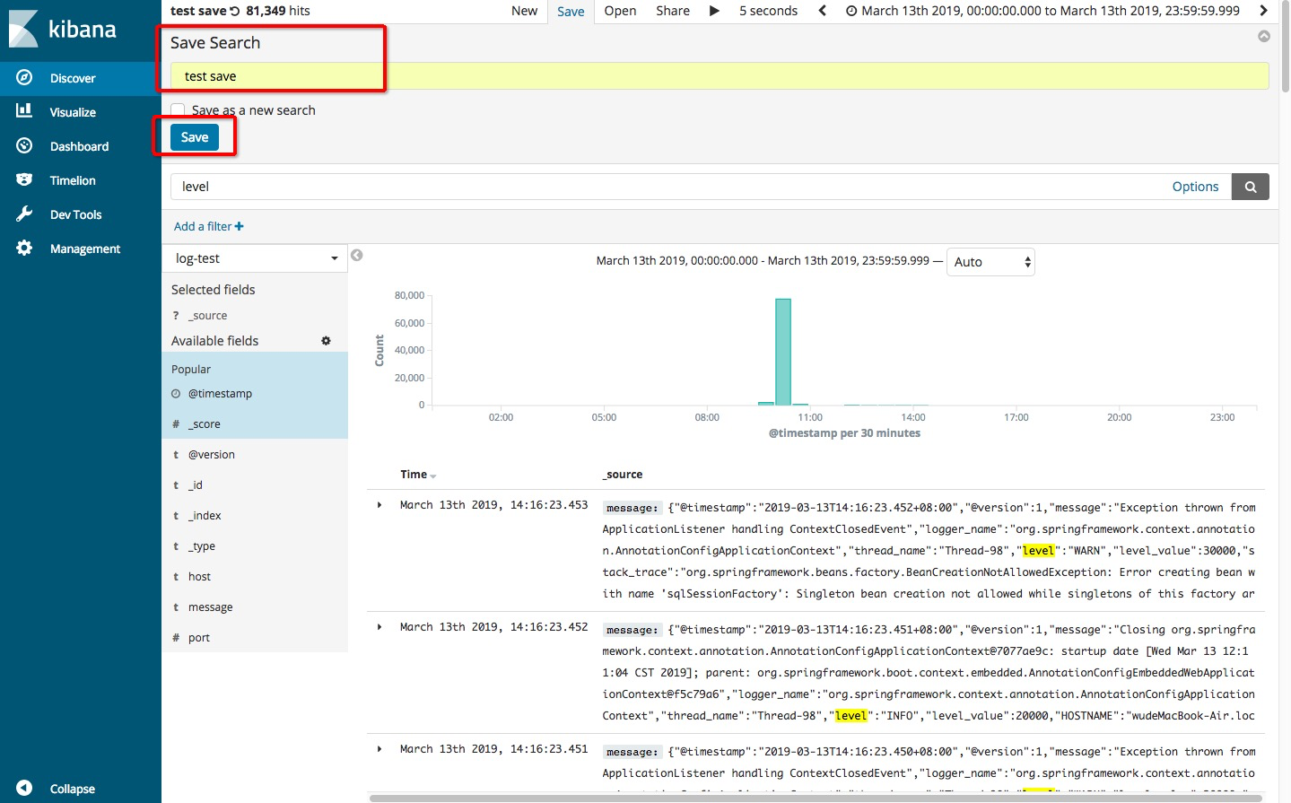 Kibana使用教程_kibana大于条件-CSDN博客