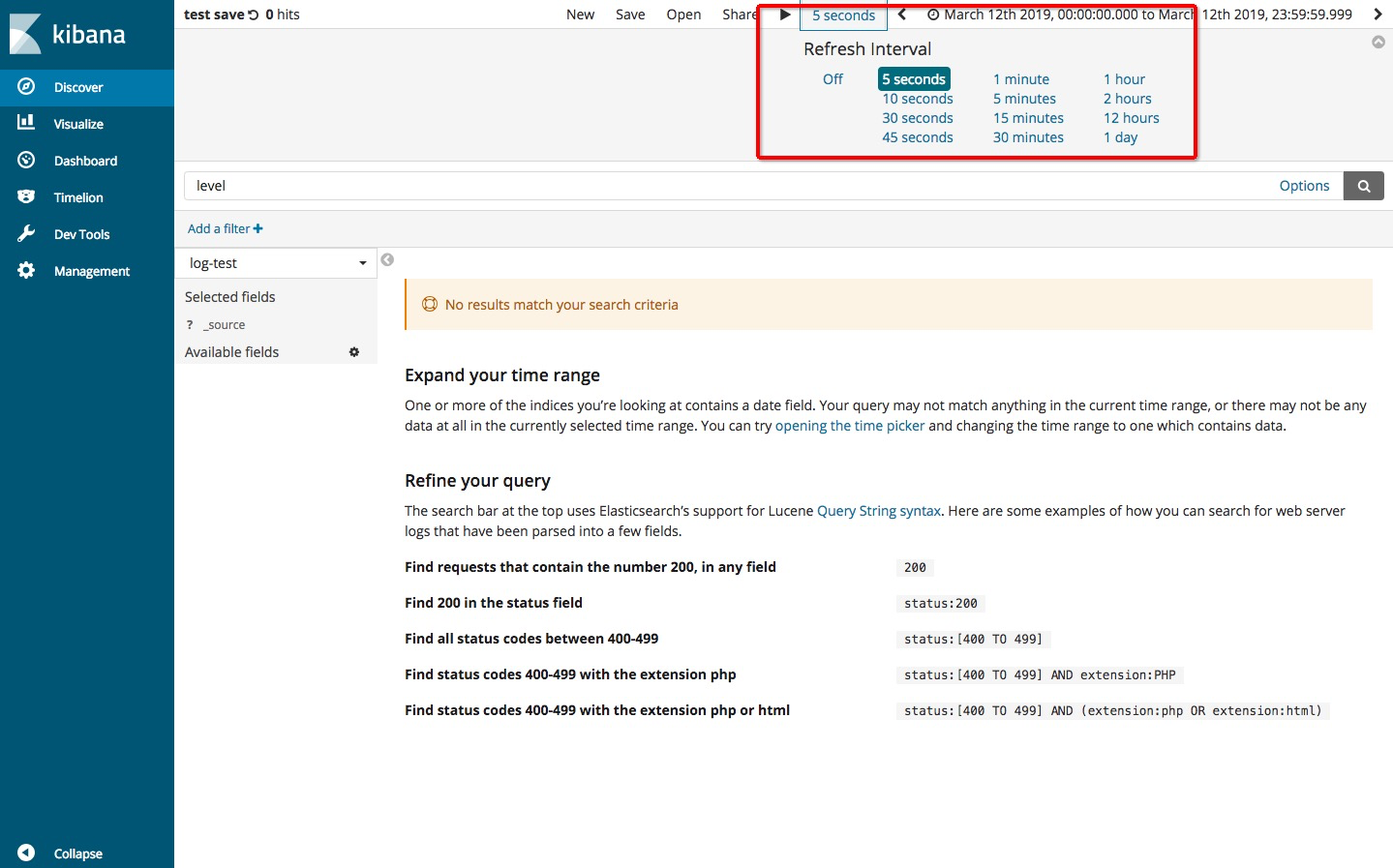 Kibana使用教程_kibana大于条件-CSDN博客