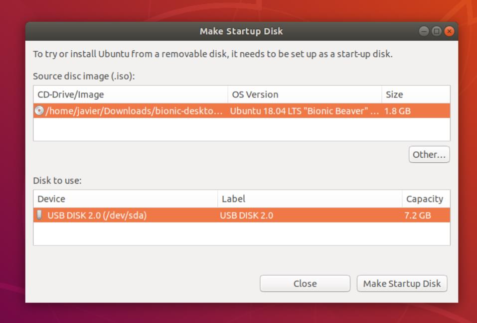 使用 U 盘制作 Ubuntu 系统启动盘_startup disk creator-CSDN博客