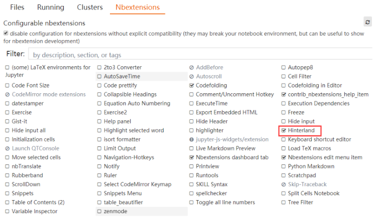 Python jupyter代码自动补全_python代码自动补全 没有nbextensions标签项-CSDN博客