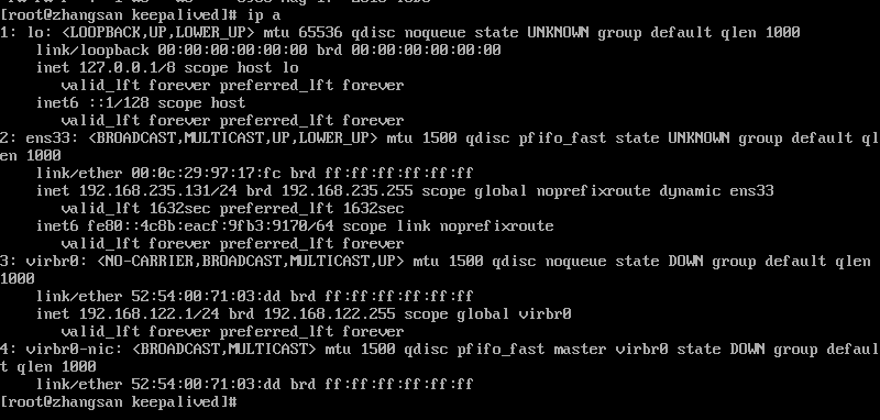 PID file /var/run/keepalived.pid not readable (yet?) after start ...