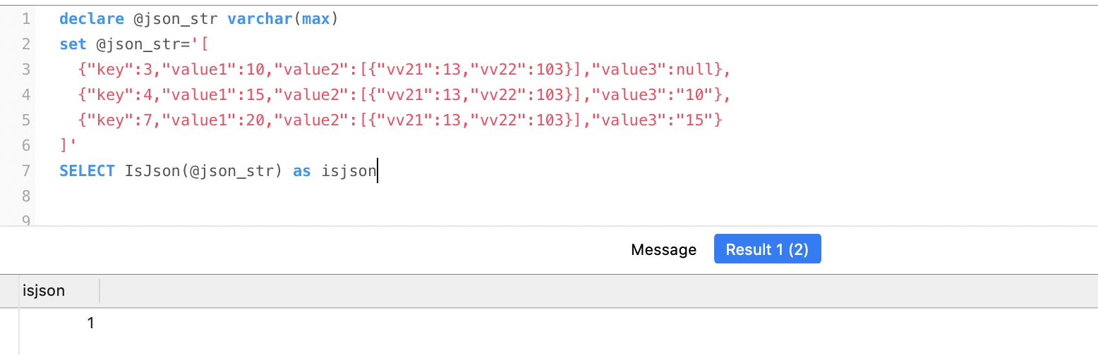 Sql Server解析json格式数据sqlserver更新json数组的值 Csdn博客
