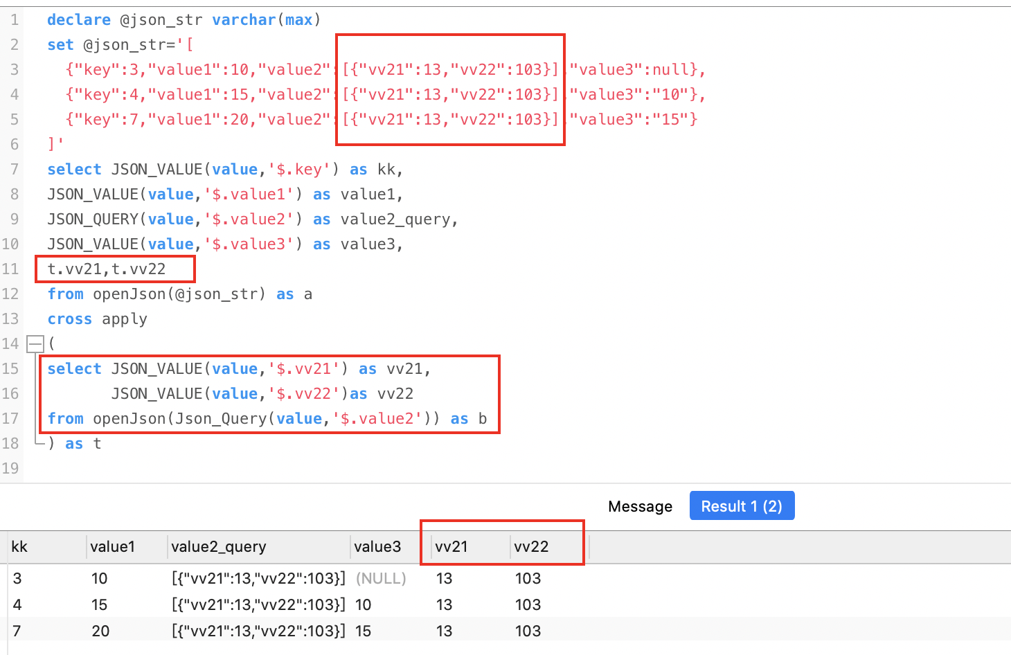 Sql Server解析json格式数据sqlserver更新json数组的值 Csdn博客
