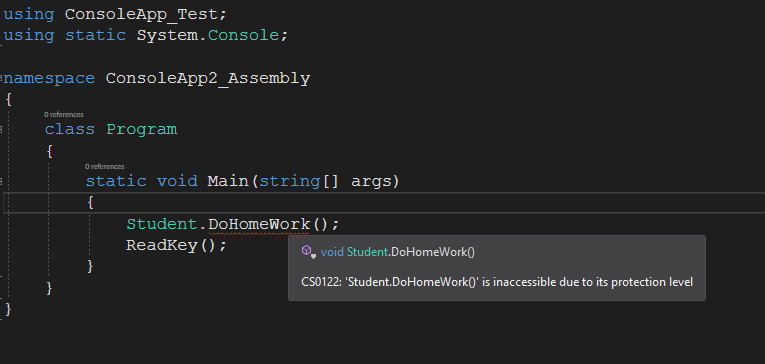 【C# protected internal】访问级别控制解释-CSDN博客