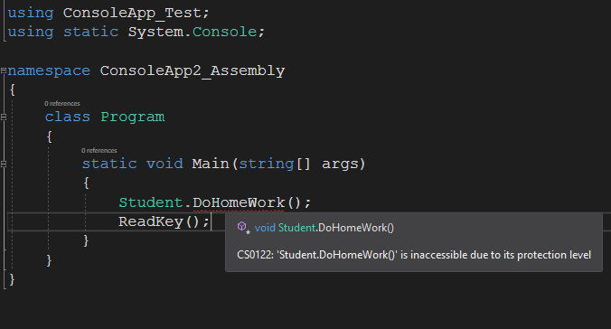 【C# protected internal】访问级别控制解释-CSDN博客