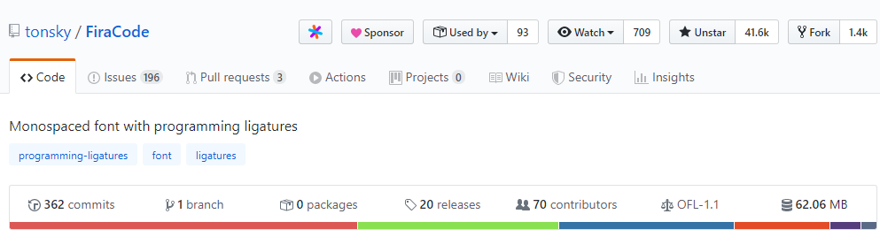 为写程序而生的连字字体 Fira Code_fira code erlang_极客收藏夹的博客-CSDN博客