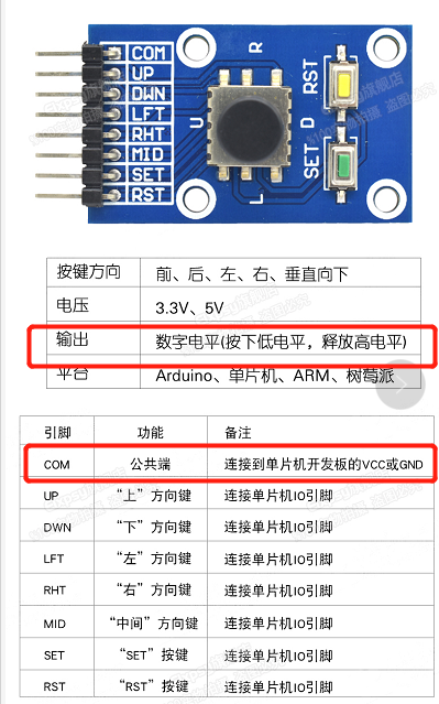 RT-Thread studio STM32 与 5向导航按键模块 5D 使用教程_stm32五向按键程序-CSDN博客