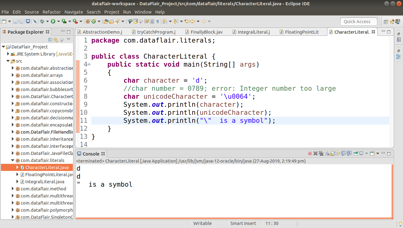Java中的字面量_error: incompatible types: int cannot be converted-CSDN博客