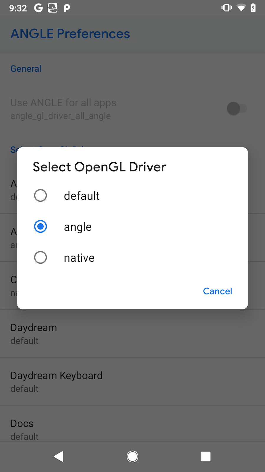 Android 11 功能和 API : 使用适用于 OpenGL ES 的 ANGLE_启用angle-CSDN博客
