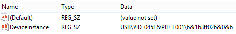 USB Device Registry Entries - Programmer Sought