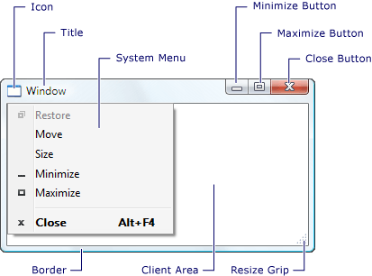 WPF UI组件学习(一) - Window的外观实现及常用属性_wpf边框颜色-CSDN博客