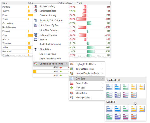 Appearance and Conditional Formatting_gridview1.optionsmenu.showconditionalformattingite-CSDN博客