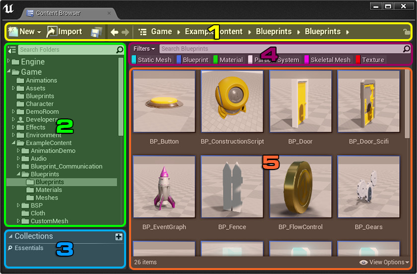 UE4内容浏览器UI介绍_ue4 webui打包-CSDN博客