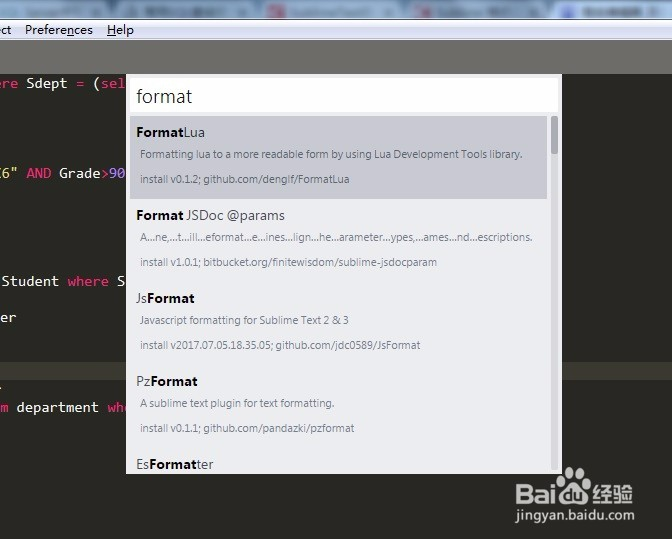 sublime如何格式化代码_sublime格式化代码-CSDN博客