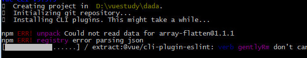 Vue/cli创建项目报错 -CSDN社区