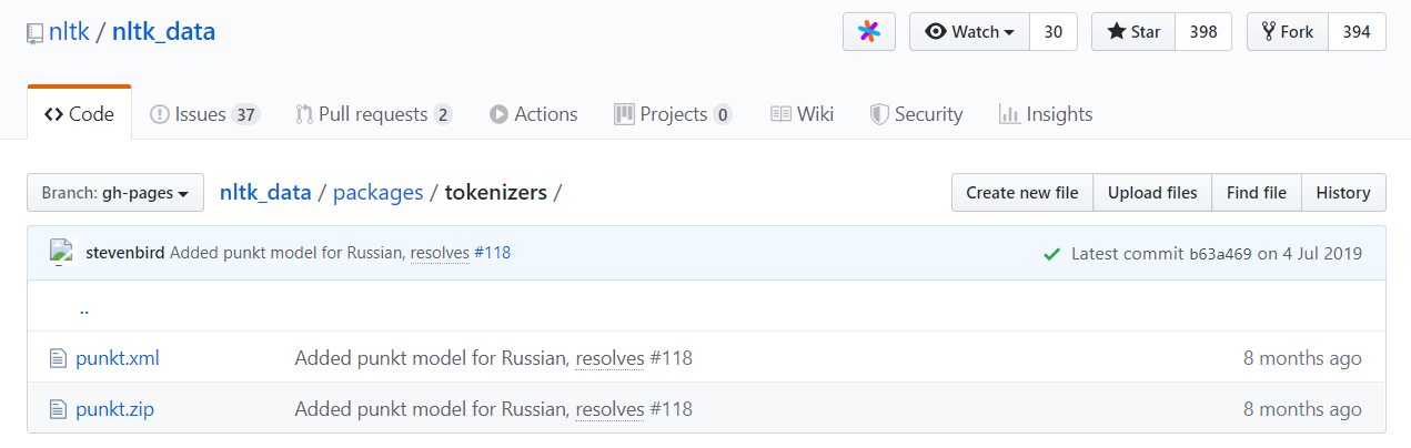 解决nltk download('punkt')连接尝试失败_lookuperror: *************************************-CSDN博客