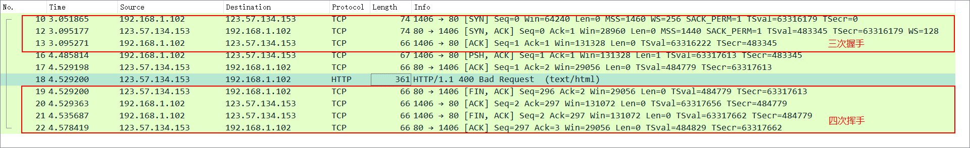 使用wireshark分析TCP的连接和关闭_wireshark tcp连接关闭-CSDN博客