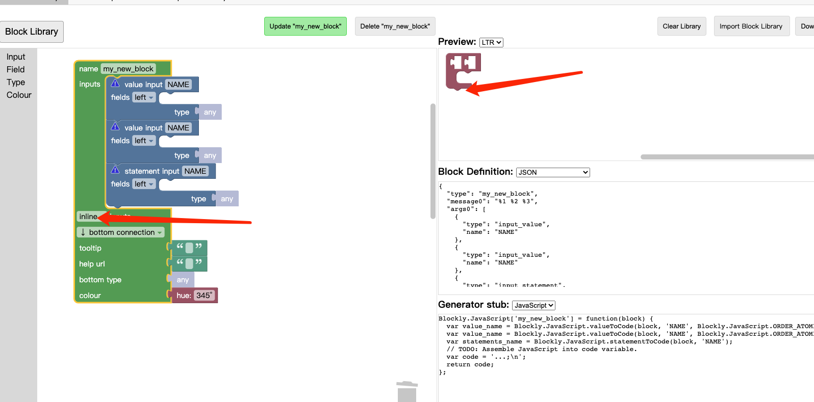 blockly构建自定义块及其工具_react blockly自定义块-CSDN博客