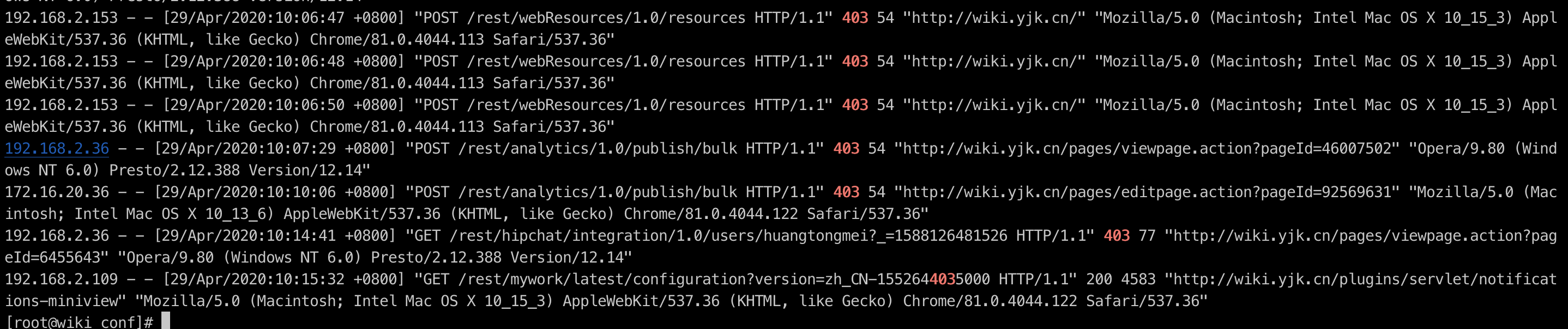 问题已处理 Nginx报错403 Csrf Check Failed Csdn博客 