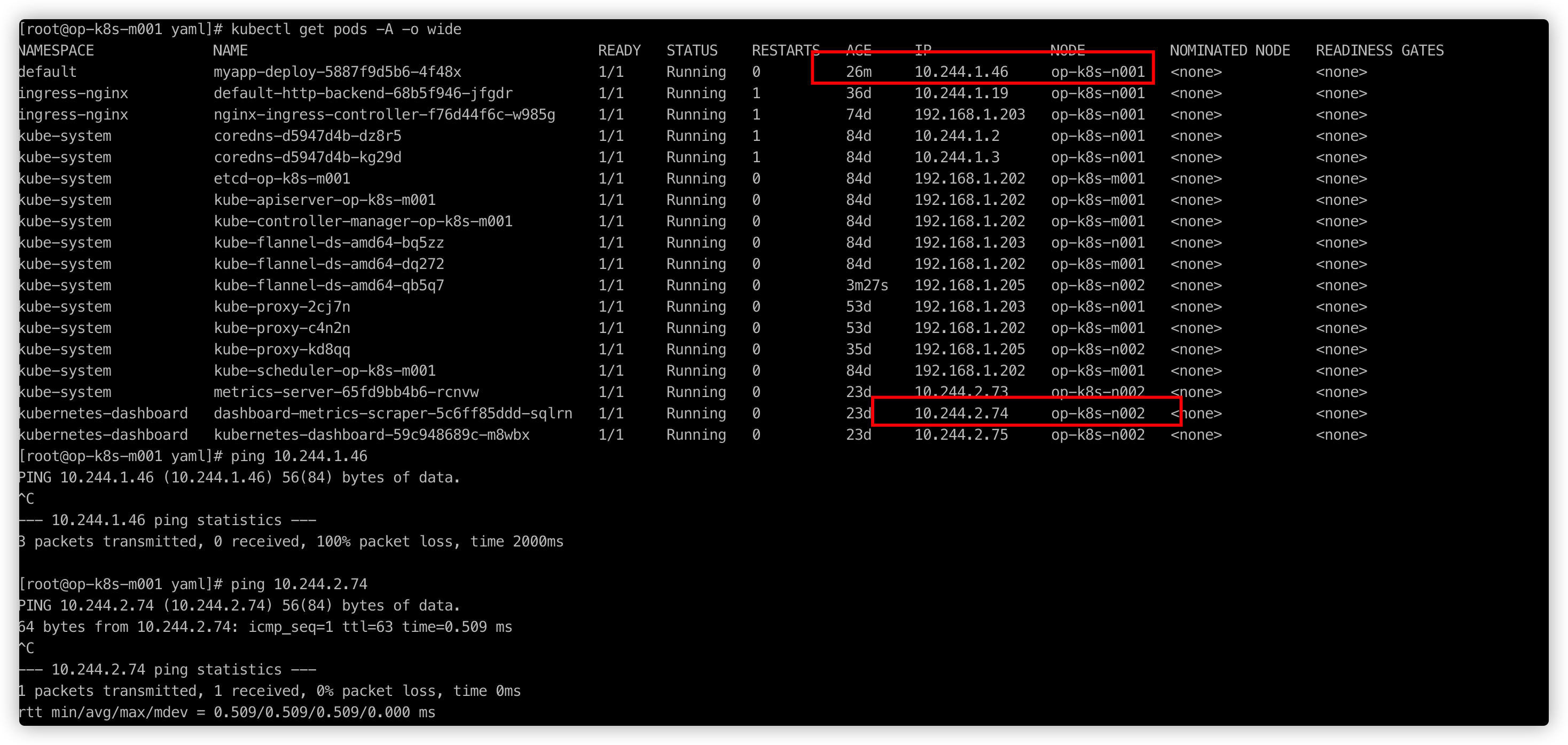 问题已处理 Kubernetes的master节点无法ping通node上pod的cluster Ipmaster无法ping通节点的pod Ip Csdn博客 