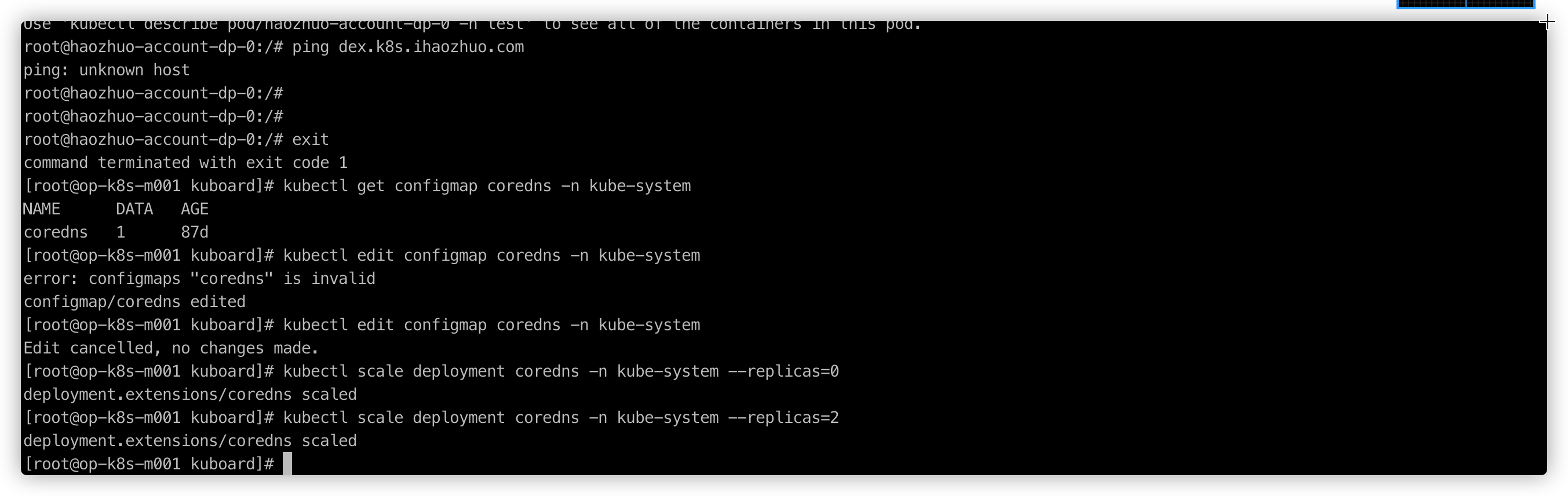 Kubernetes 通过修改coredns添加dns解析core Dns Add Mapping Csdn博客 