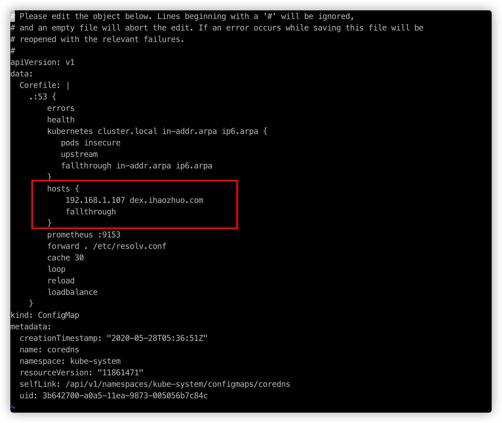 [kubernetes]-通过修改coredns添加dns解析_core dns add mapping-CSDN博客
