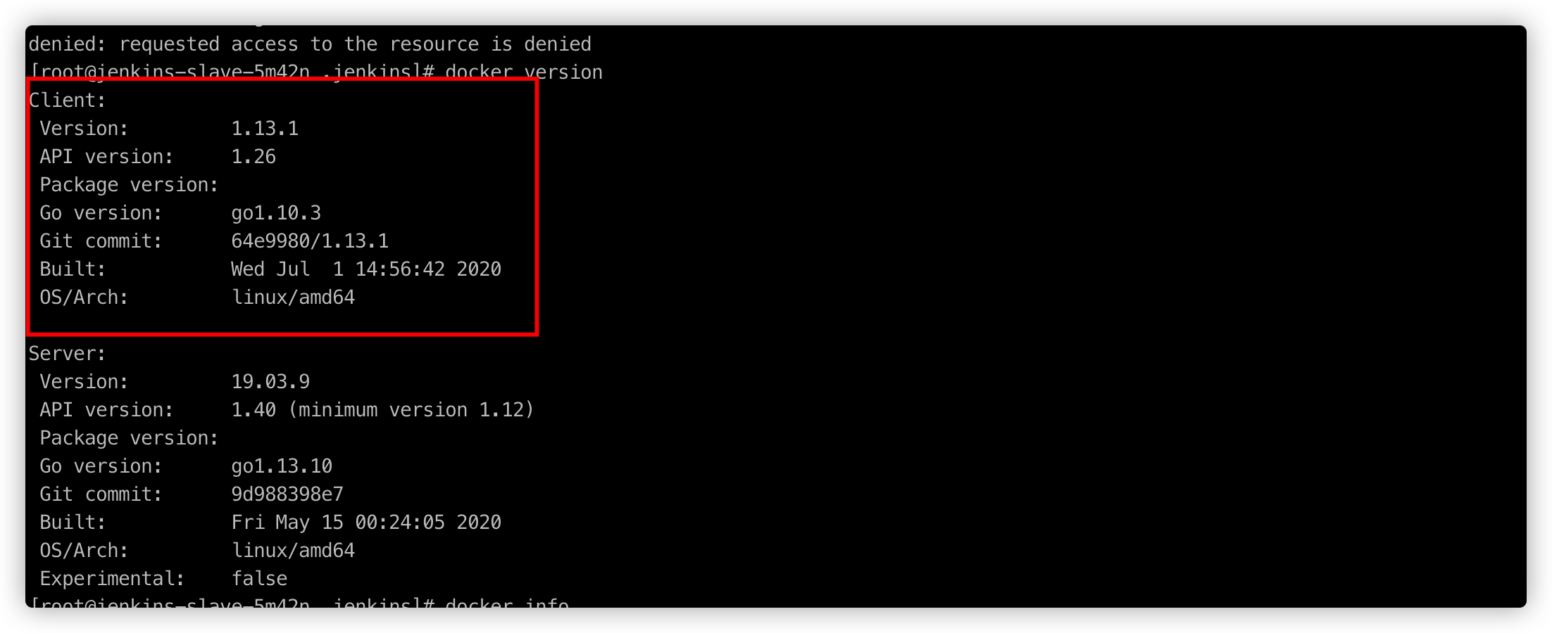 [问题已处理]-docker push报错denied requested access to the resource is denied_requested access to the ...
