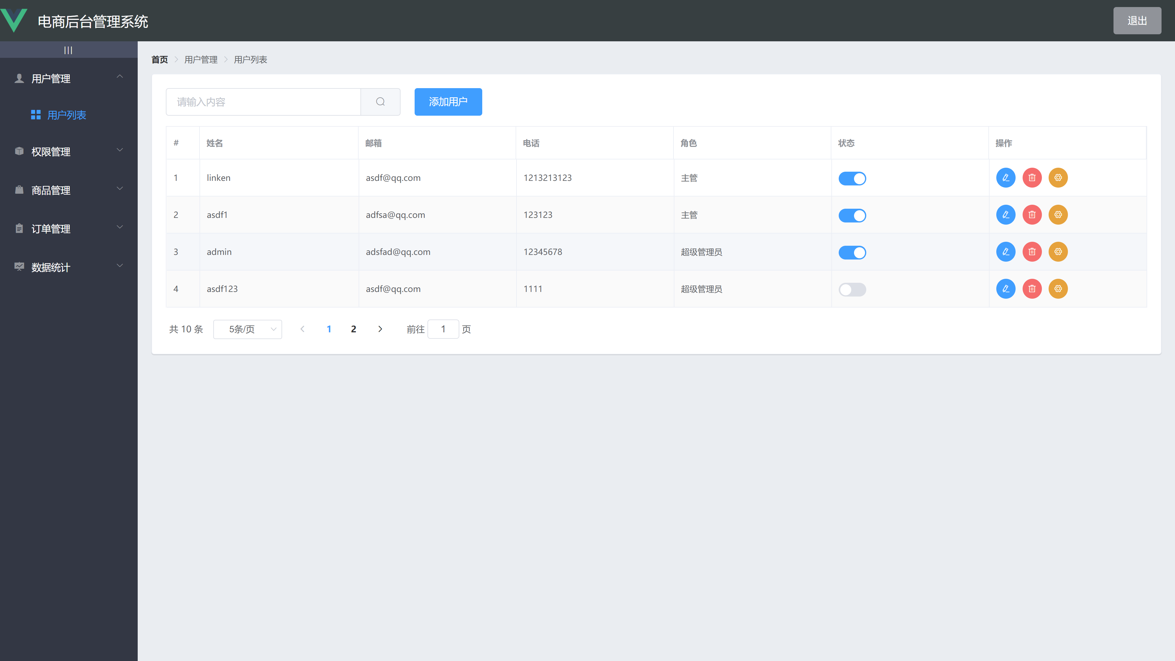 Vuejs Nodejs电商后台管理系统nodejs 商城 商家 用户 Gitee Csdn博客 
