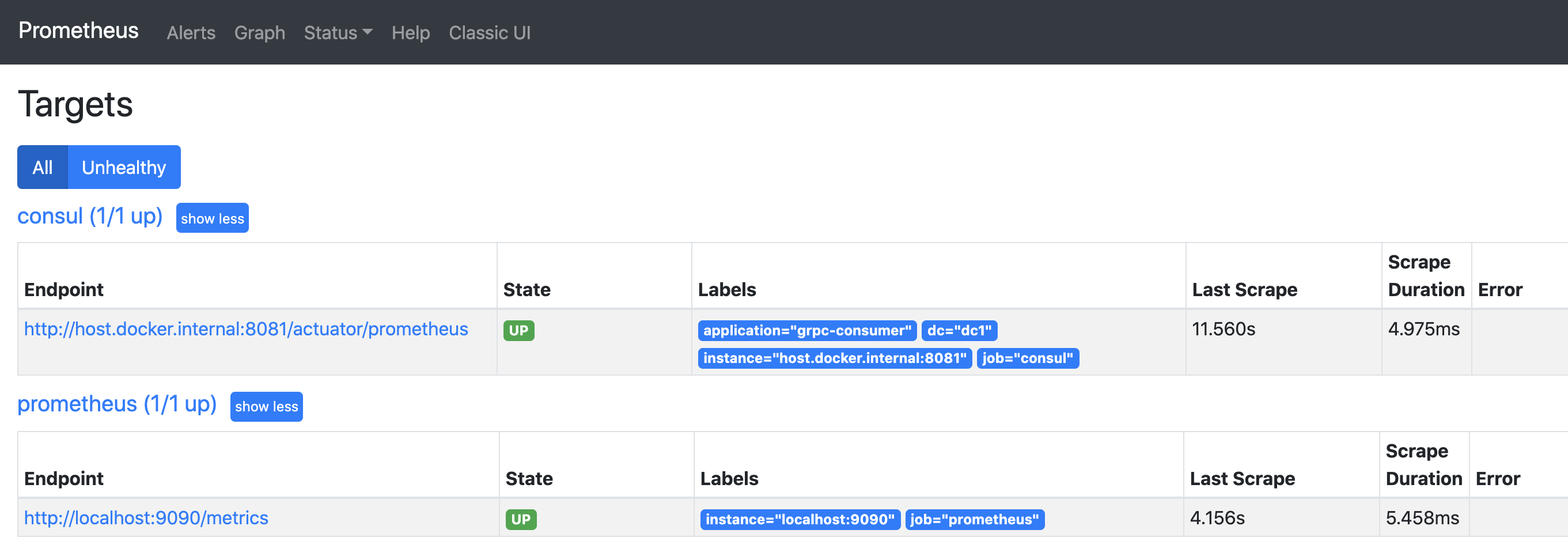 Prometheus 使用 Consul 自动发现 Spring Boot 服务并拉取数据_springboot+consul 动态读取数据-CSDN博客