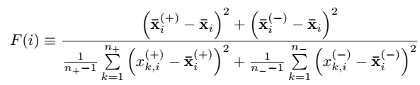 用于特征选择的F-Score打分及其Python实现_f-scores-CSDN博客
