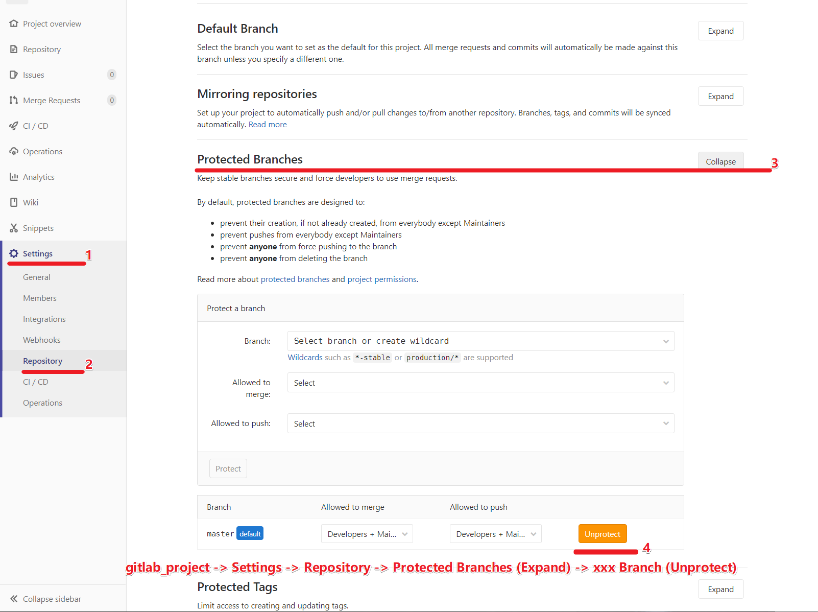 Gitlab 删除 commit 历史_gitlab删除commit-CSDN博客