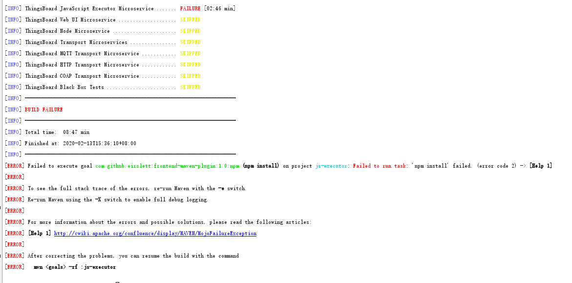 thingsboard源码安装部署详细教程_thingsboard部署-CSDN博客