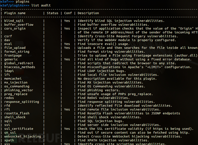 W3af详细安装与基本使用-CSDN博客