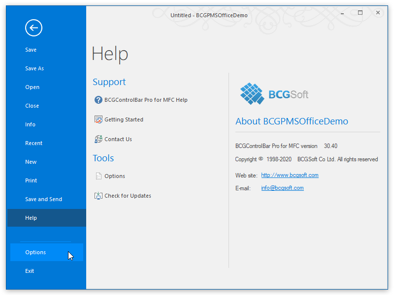 MFC界面开发工具，BCGControlBar v30.4详解——Ribbon Bar控件_vs2017 bcgcontrolbar v30-CSDN博客